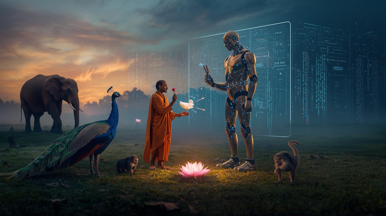 The Soul in the AI Machine: Can Algorithms Uphold Dharma?